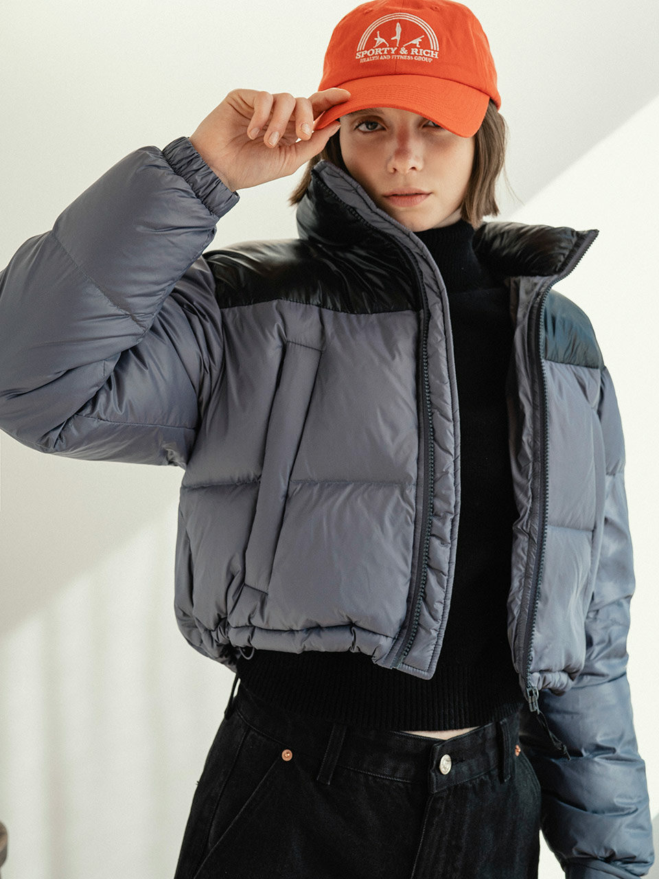 VANONE ATELIER PD4103 Duckdown padding jumper_Charcoal| 굿 셀렉션, 굿 서비스 굿웨어몰