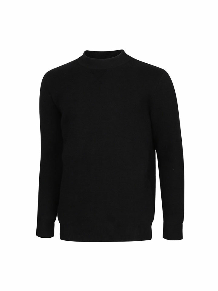 PAPABRO 남성 기모 양모털 무지 반폴라 니트 LM-KNK-2019| 굿 셀렉션, 굿 서비스 굿웨어몰